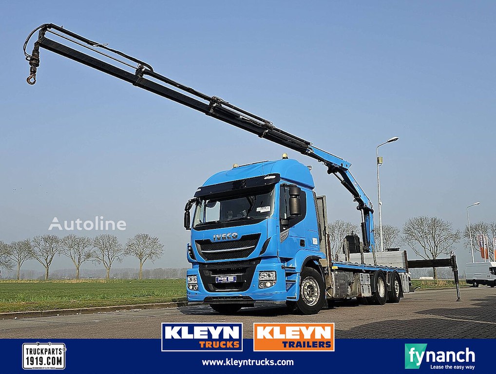 IVECO AT260S42 STRALIS 6X2 HYVA HC183X 4X kamion platforma