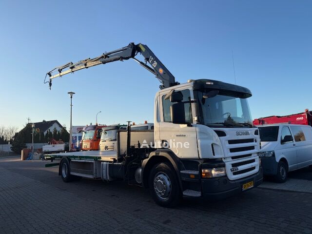 Scania P 230 4x2 HMF 1220 kamion platforma