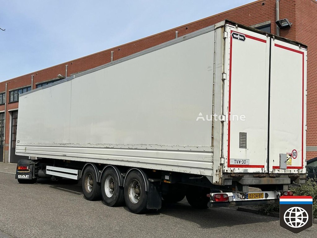 Van Hool 3B2014 BOX Trailer - rear doors - hardwood floor furgon poluprikolica
