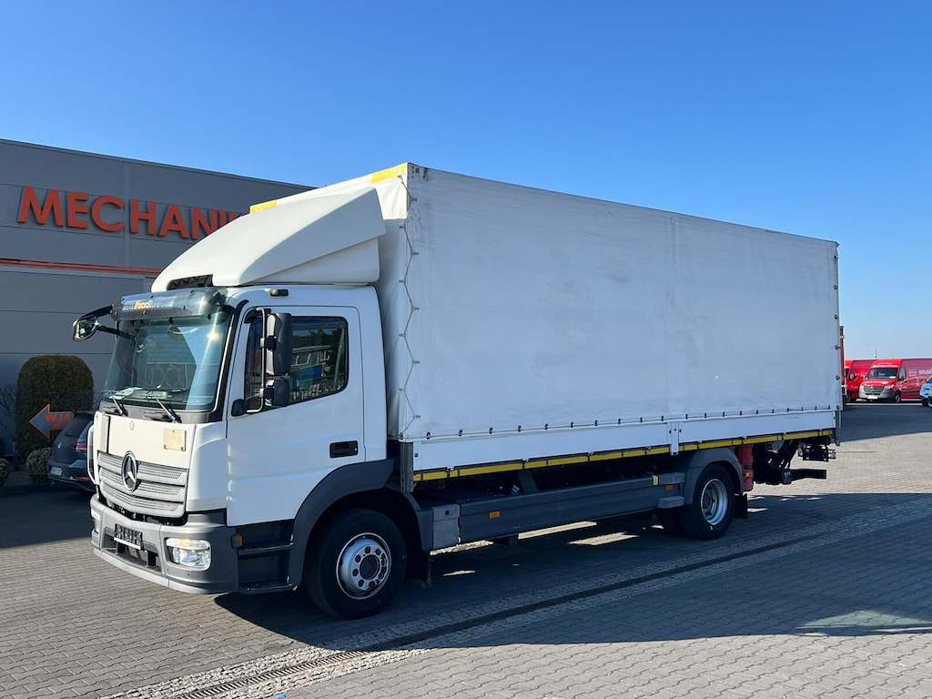 Mercedes-Benz ATEGO 1230 TILT+LIFT 1500 kg DEUTSCHE LKW kamion s ceradom
