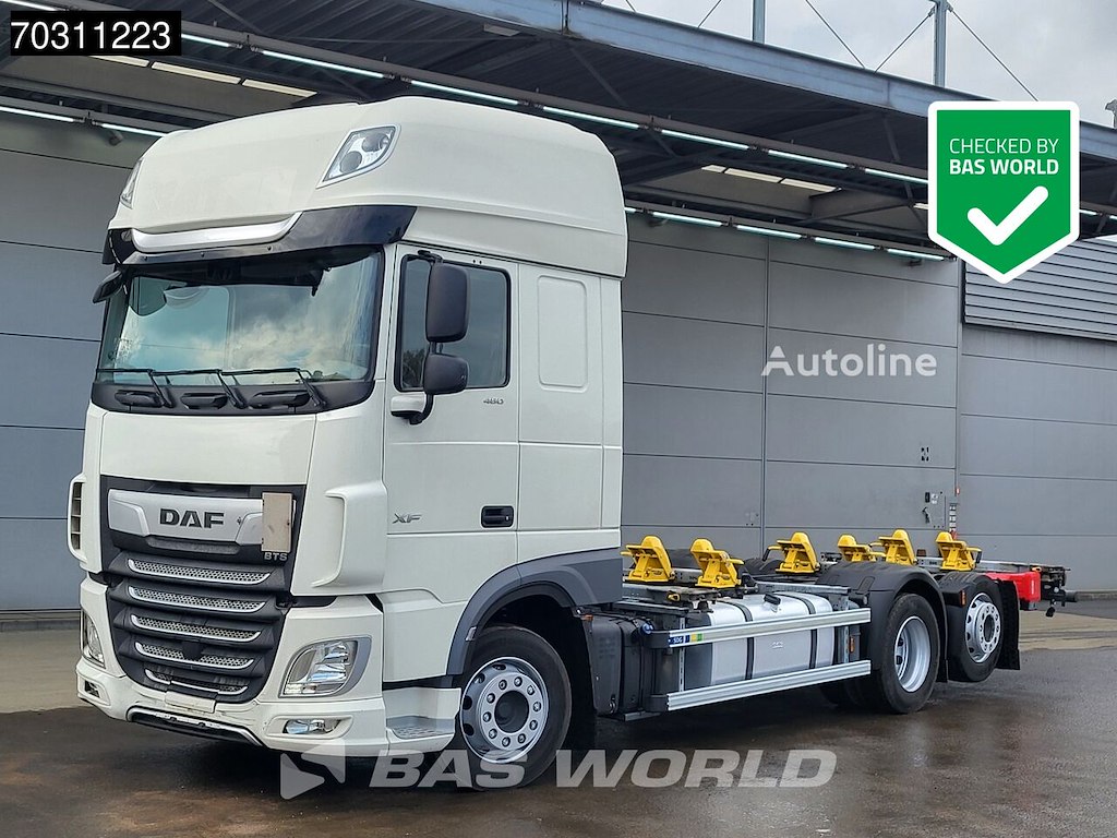 DAF XF 480 6X2 BDF Lift+Lenkasche Automatic Retarder SSC Euro 6 vozilo za prevoz kontejnera