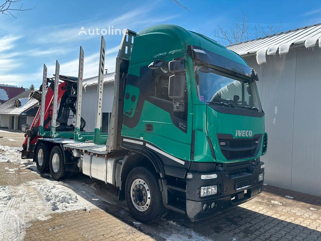 IVECO Stralis 570 Epsilon M12Z kamion za prevoz drva