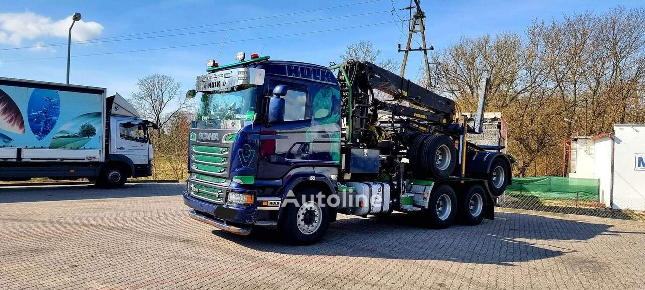 Scania R580 kamion za prevoz drva
