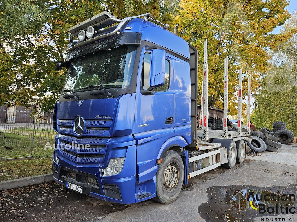 Prodaje se Mercedes-Benz Actros 2663 kamion za prevoz drva na aukciji