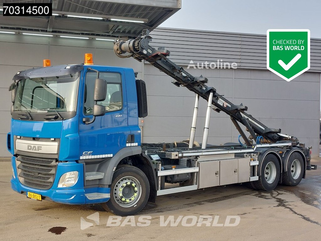 DAF CF 440 6X2 NL-Truck APK 28tons Transcom TRC-28S Lift Axle Automa kamion sa kukom za podizanje tereta
