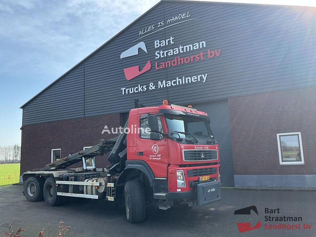 Terberg FM1350 WDGL 6x6 met Hiab 144D-2 PRO B kraan en HTS 3085 VERL kab kamion sa kukom za podizanje tereta