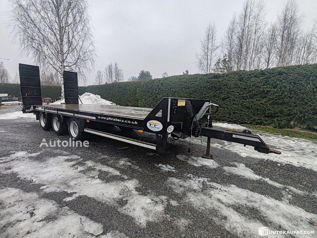 Prodaje se PF 27 t 3-axle machine transport trailer, 2019. Nearly unused, H prikolicu sa niskom platformom na aukciji