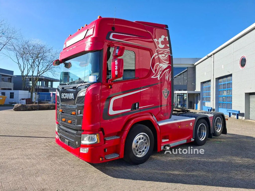 Scania SUPER 530R V8 / BOOGIE / RETARDER / DOUBLE TANK / ONLY:455993 KM tegljač