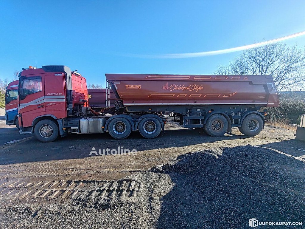 Prodaje se Volvo FH 2015 & Meiller dumper 2016 together, recent inspections, tegljač na aukciji + poluprikolica kipera