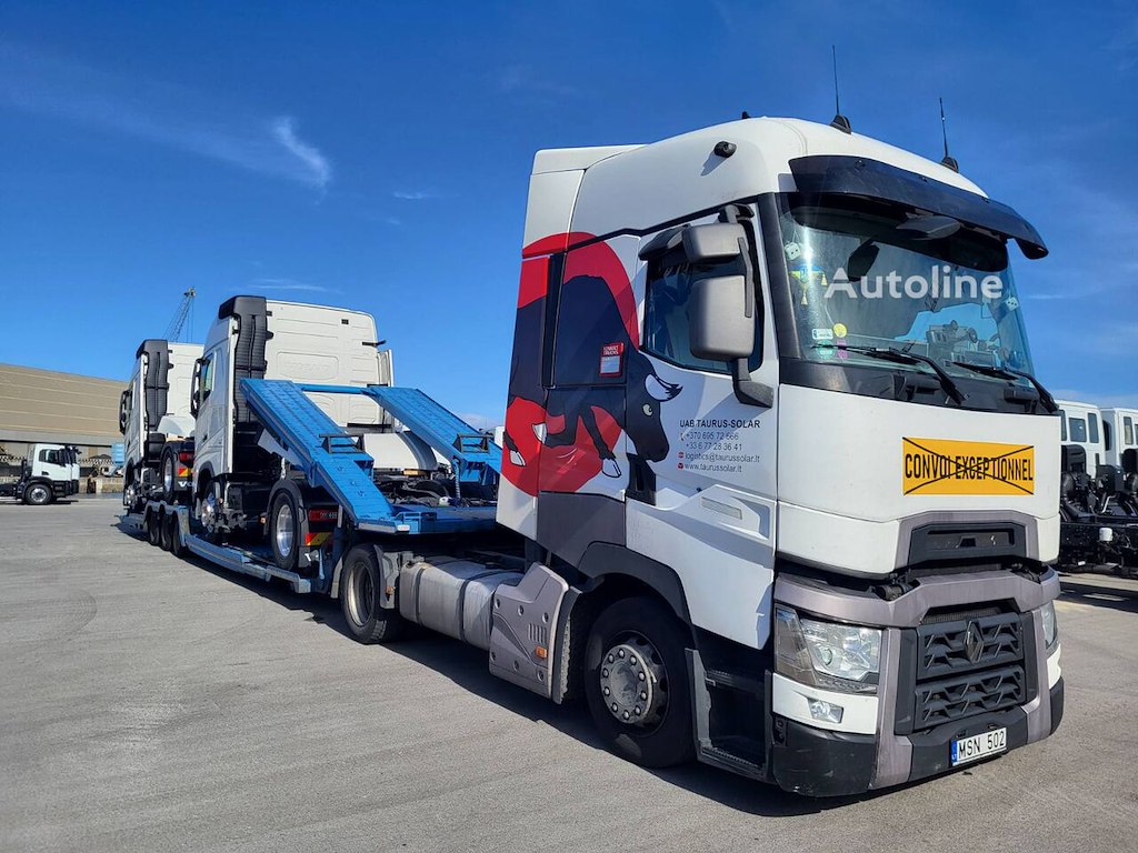 Renault T tegljač + poluprikolica autotransportera