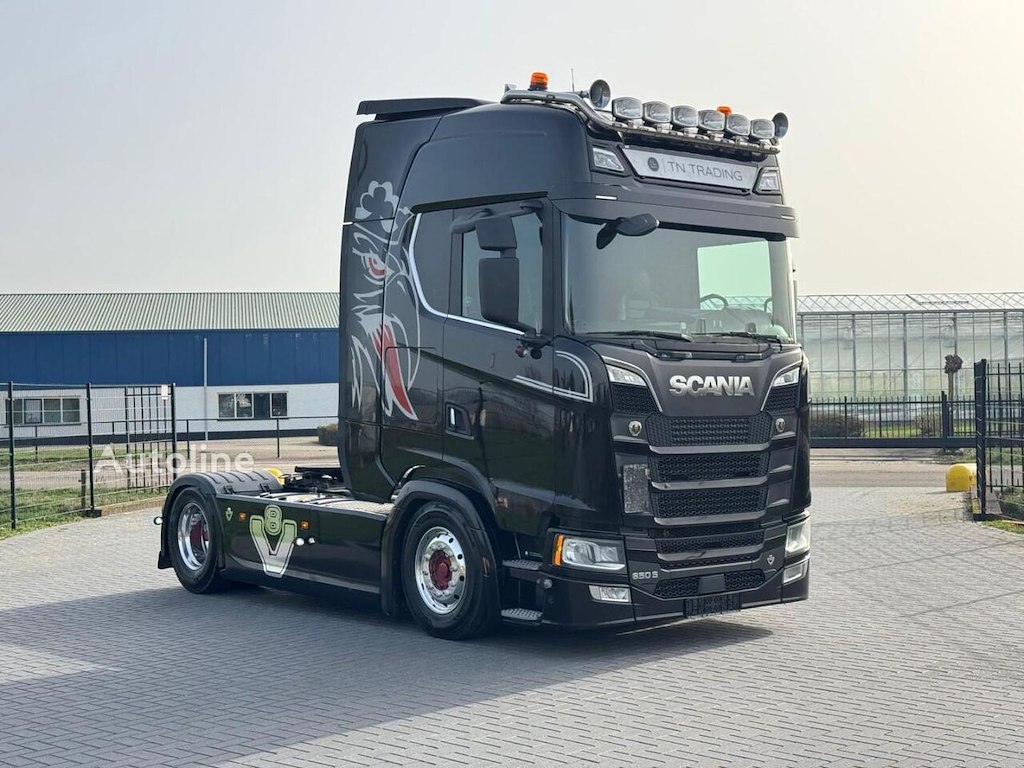 Scania S650 FULL AIR, ALCOA, LEATHER, RETARDER, OPEN EXHAUST, NEW TIRES tegljač