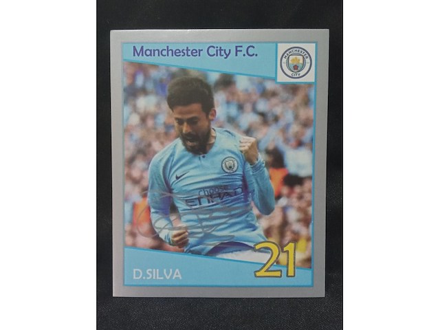UEFA C.L. 19/20 kartica D.Silva (Man.City)