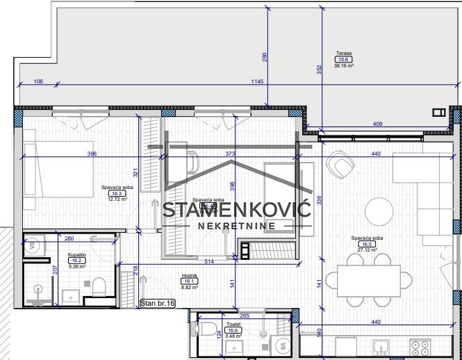 Telep- četvorosoban stan u izgradnji ID#7127
268.700 €