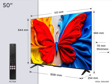 Televizor TCL 50S5KQLED50''Full HD60HzGoogle TVcrna' ( '50S5K' )