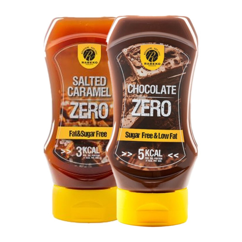 Rabeko Zero Syrup – Slatki prelivi bez šećera (350ml)