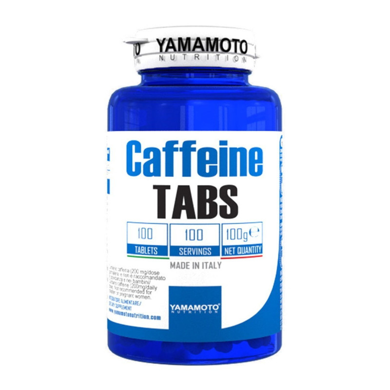 CAFFEINE TABS® - 100 TABLETA - YAMAMOTO NUTRITION-akcija