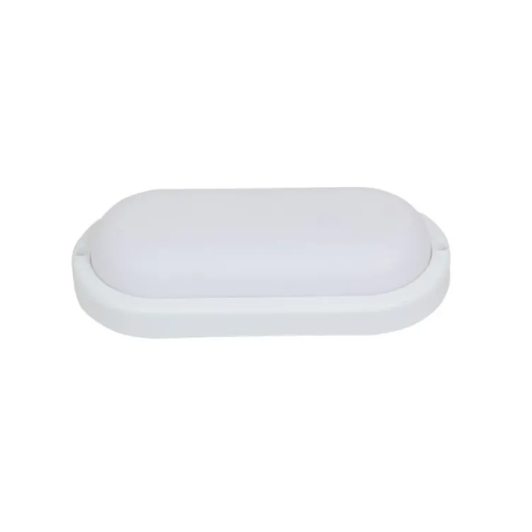 XLED 18W Nadgradna ovalna LED lampa PP+PP IP54,6500K 193*94*38