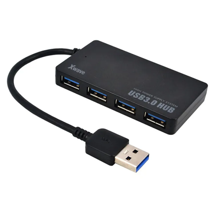 Xwave USB HUB 142 13cm,USB 4-port na USB3+3xUSB2.0