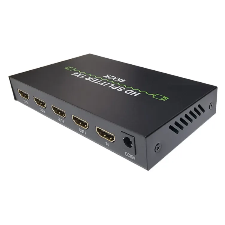 Xwave HDMI spliter 1x In na 4x Out 4Kx2K Activ,1-in 4-out