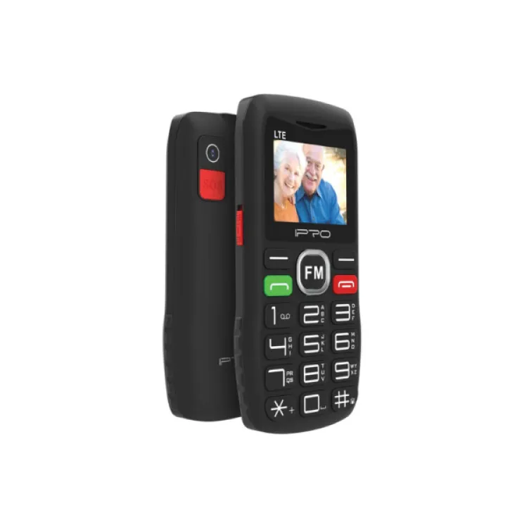 IPRO Senior F188 black Feature mobilni telefon 2G/GSM/1000mAh/32MB/DualSIM/Srpski jezik