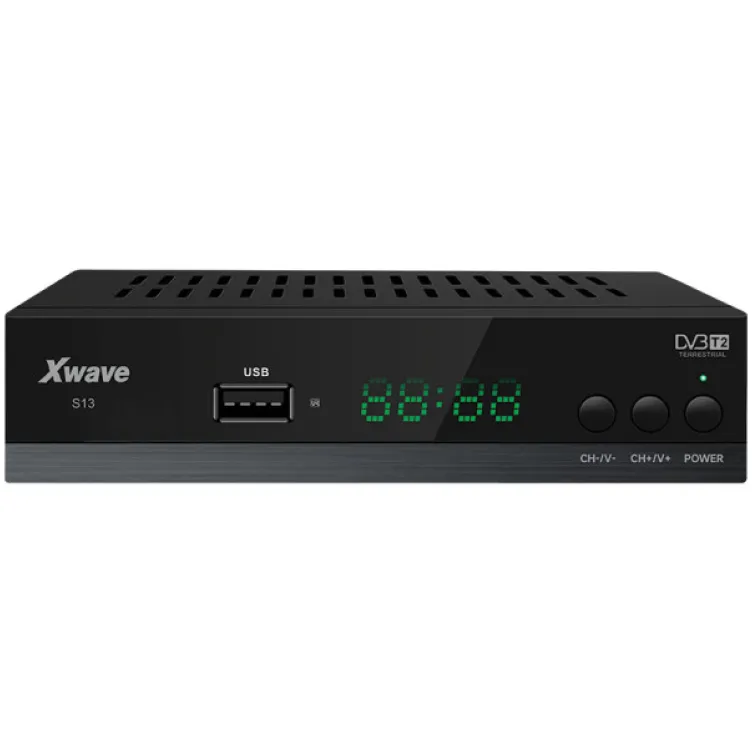 Xwave S13 DVB-T2 SetTopBox H.265,LED,scart,HDMI,RF in-out,USB,media player,metalno kućište