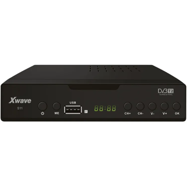 Xwave S11 DVB-T2 SetTopBox H.265,LED,scart,HDMI,RF in-out,USB,media player,metalno kućište