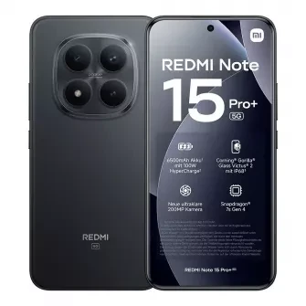 Xiaomi Smart telefon Redmi Note 15 Pro+ 5G 12GB 512GB crna (MZB0LW2EU)