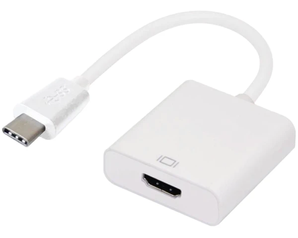 E-GREEN Adapter USB 3.1 tip C (M) - HDMI (F) sivi