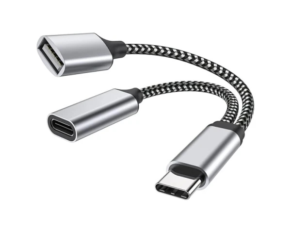 FAST ASIA Adapter Tip C na Tip C (z) + USB (z)