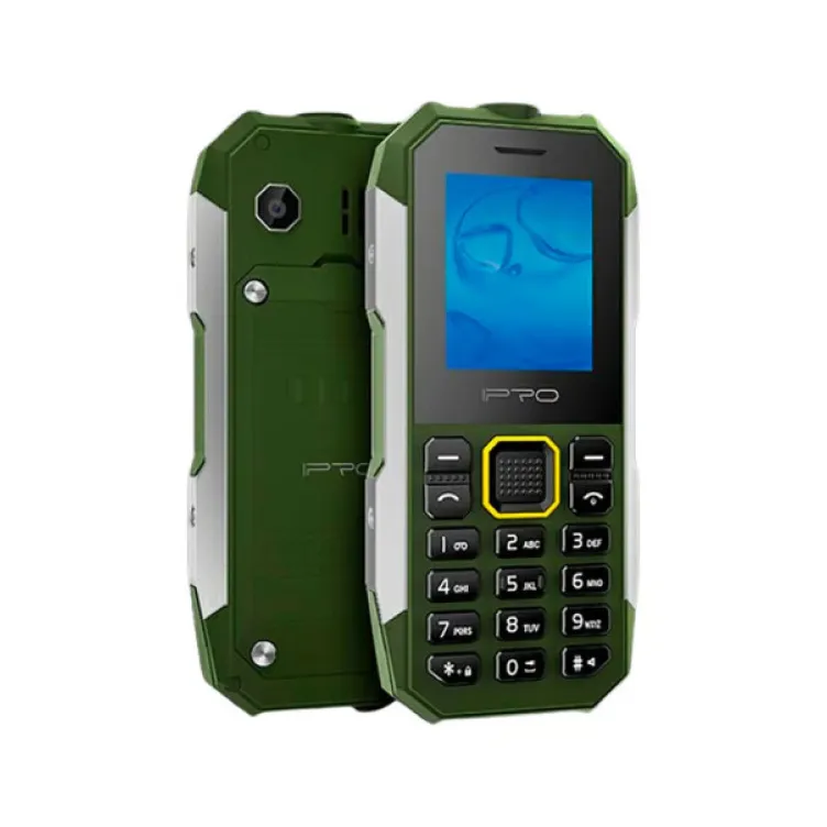 IPRO Shark II green Feature mobilni telefon 2G/GSM/DualSIM/IP67/2500mAh/32MB/Srpski