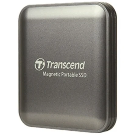Transcend SSD 1TB, External SSD, ESD420C, USB 20Gbps, Type-C, Magsafe, Iron Gray (TS1TESD420C)