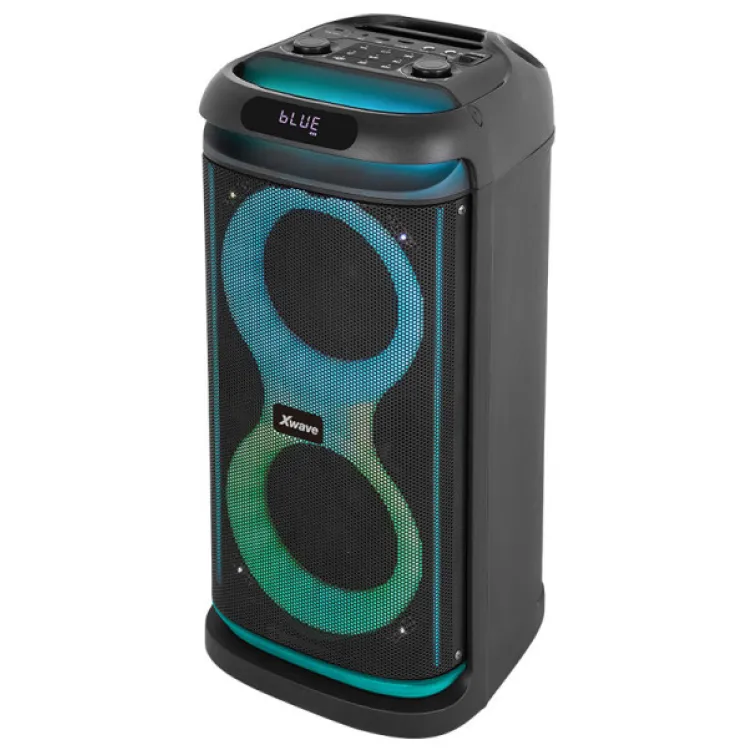 Xwave Party 6022 Bluetooth zvučnik TWS/40W/FM/USB/TF/AUX/2 x 6"/LED color