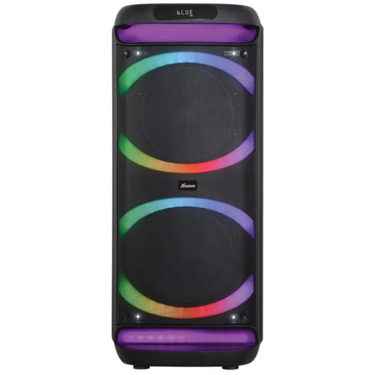 Xwave Party 1022 Bluetooth zvučnik TWS/100W/FM/USB/TF/AUX/2 x 10"/LED RGB color