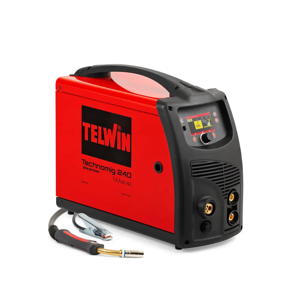 Telwin TECHNOMIG 240 WAVE – Višeprocesni MIG-MAG/FLUX/BRAZING/MMA/TIG DC-Lift aparat za zavarivanje