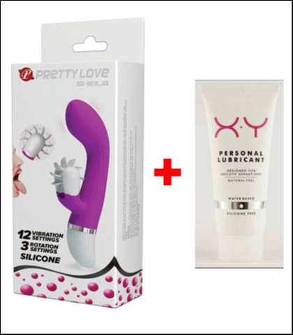 Vibrator "sheila" + xy lubrikant