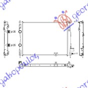 HLADNJAK MOTORA 1.5 DCi (59×45.6×34) (KOYO) NISSAN QASHQAI 2010-2013 (J10/NJ10) (OEM: 21400-JD51B, 21400JD50A, 21400JD50B)