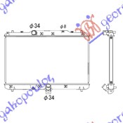 HLADNJAK MOTORA 1.9 JTD-DDiS (375×650) (KOYO) FIAT SEDICI 2007- (189) (OEM: 1770079J50, 71746849)
