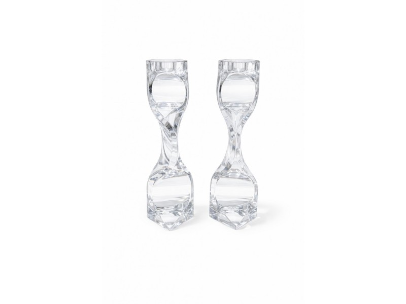 Rogaška Crystal Slovenia veliki kristalni svećnjaci