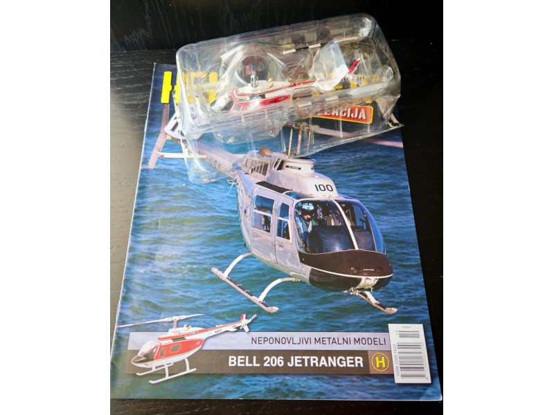 BELL 206 Jetranger 1:72 - Helikopteri kolekcija Amercom
