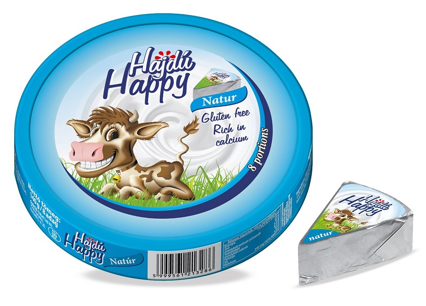 Happy NATUR-punomasni topljeni sir za mazanje 120g