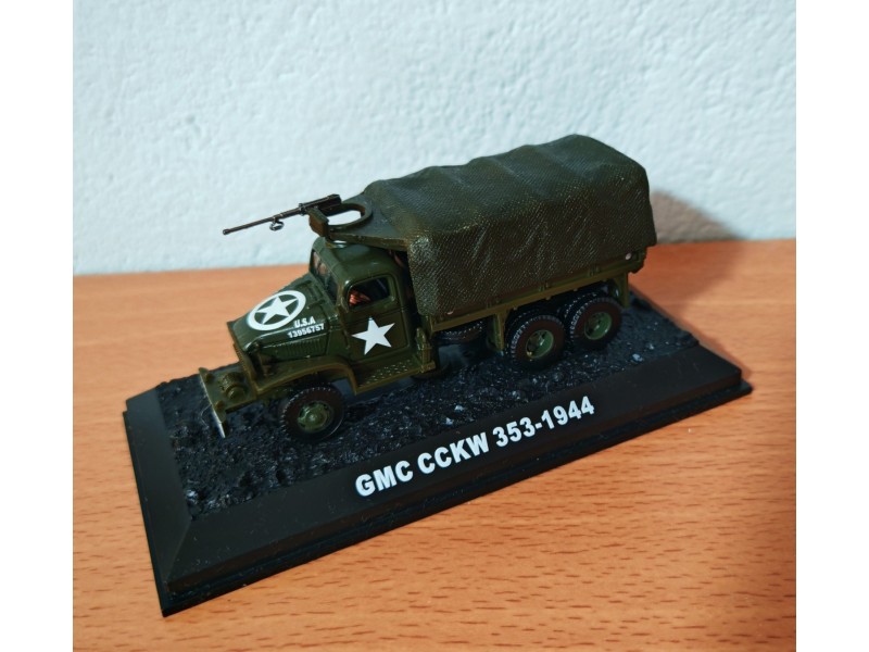 GMC 353 1944 1:72 - Vojna vozila Amercom + casopis!