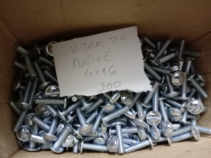 Vijak za ručice 4x16mm 200 komada