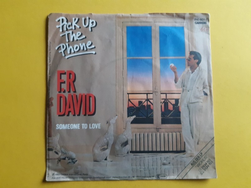 F.R DAVID - PICK UP THE PHONE ***** 1983 GERMANY