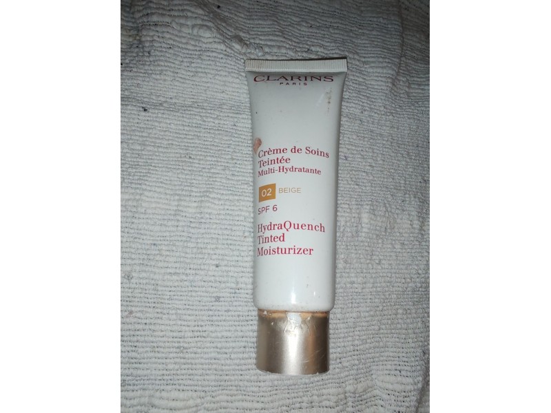 Clarins tonirana hidrantna krema 02 beige
