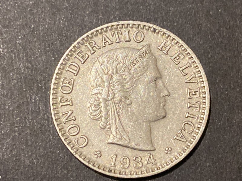 20 rapena 1934 g. Švajcarska