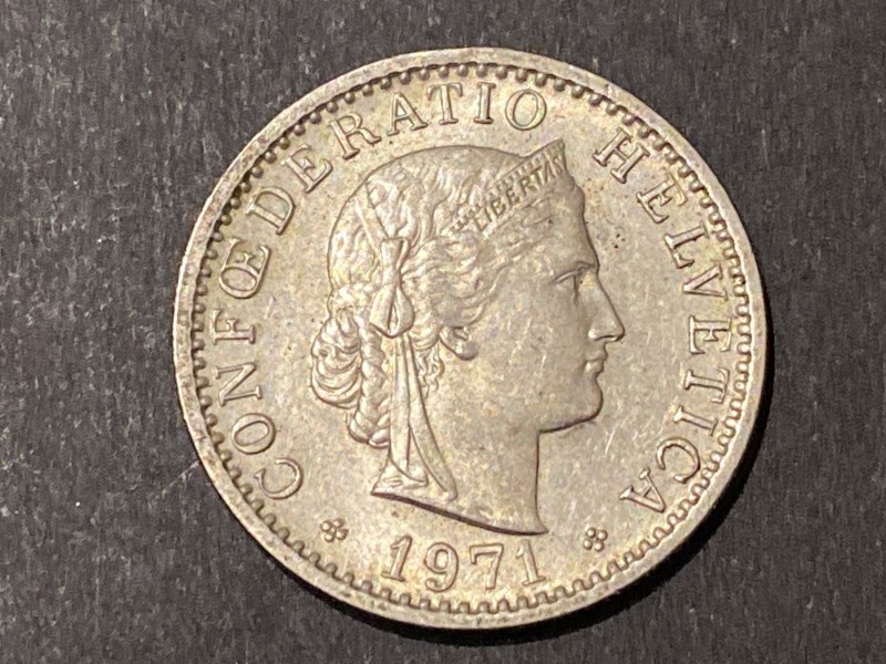 20 rapena 1971 g. Švajcarska