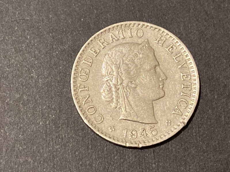20 rapena 1945 g. Švajcarska