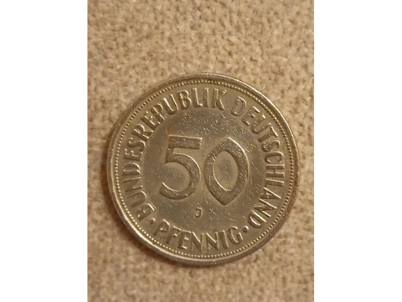 50 pfennig 1950g. J