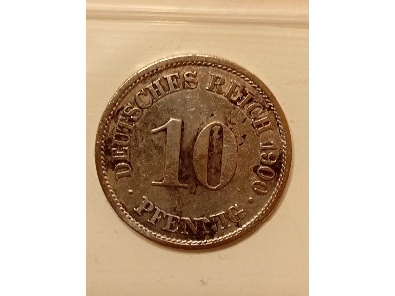 10 pfennig 1900g. A