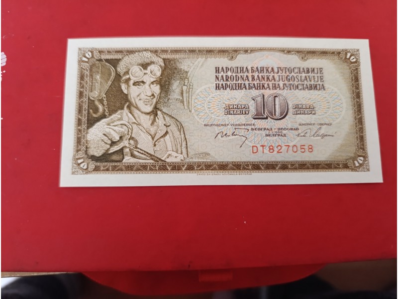 10 dinara 1968
